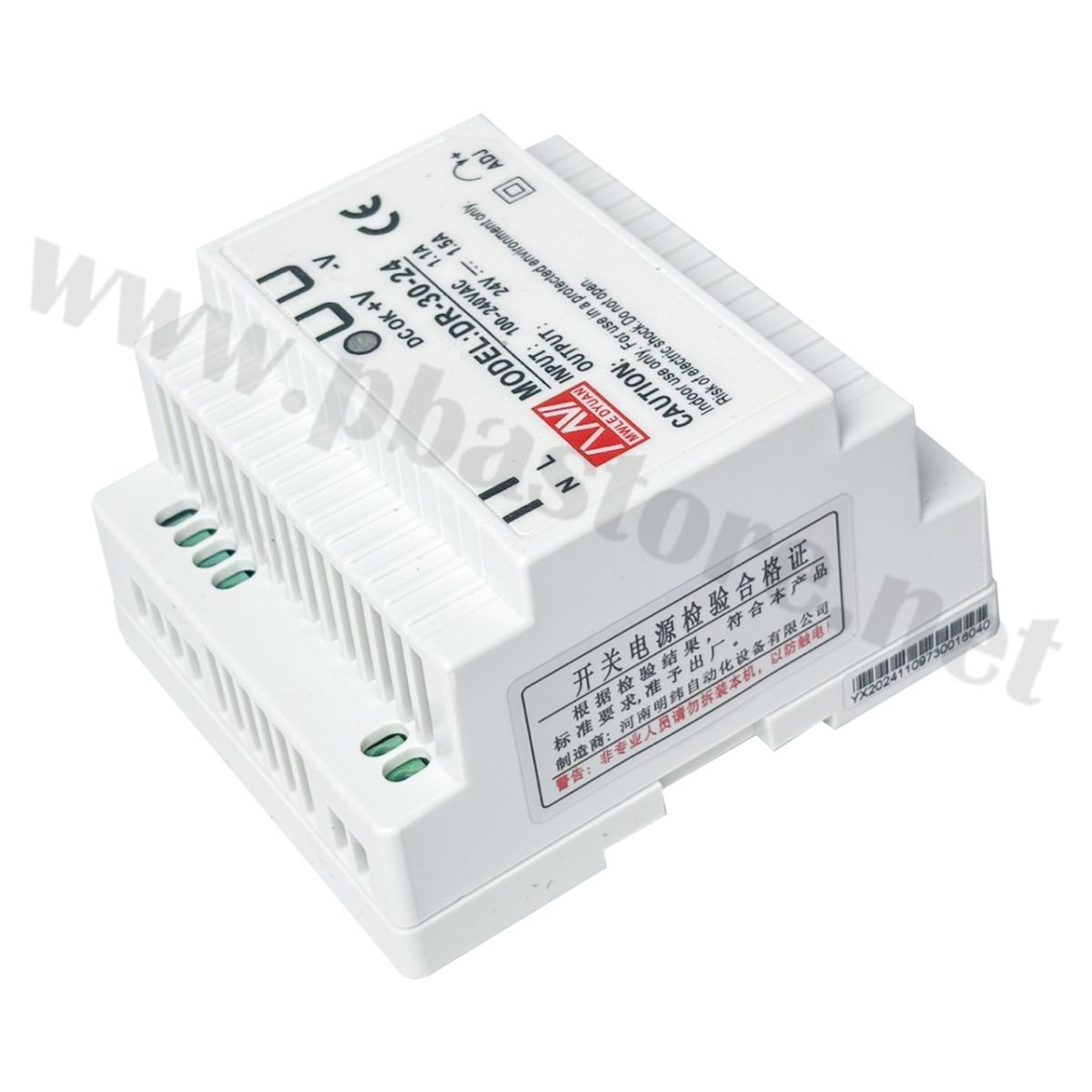 Industrial Power Supply M_DR-30-24 24V 30W 1.5A (Rail Type) Power Supply รุ่น M_DR-30-24 เป็น ...